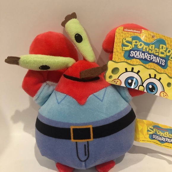 Toys | Nickelodeon Spongebob Squarepants Mr Krabs Figure Plush 6 New ...